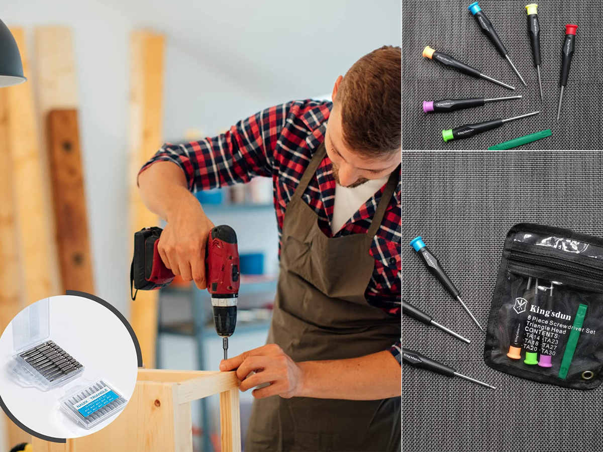 Triangulate Your DIY Game With A Triangle Screwdriver Bit Set