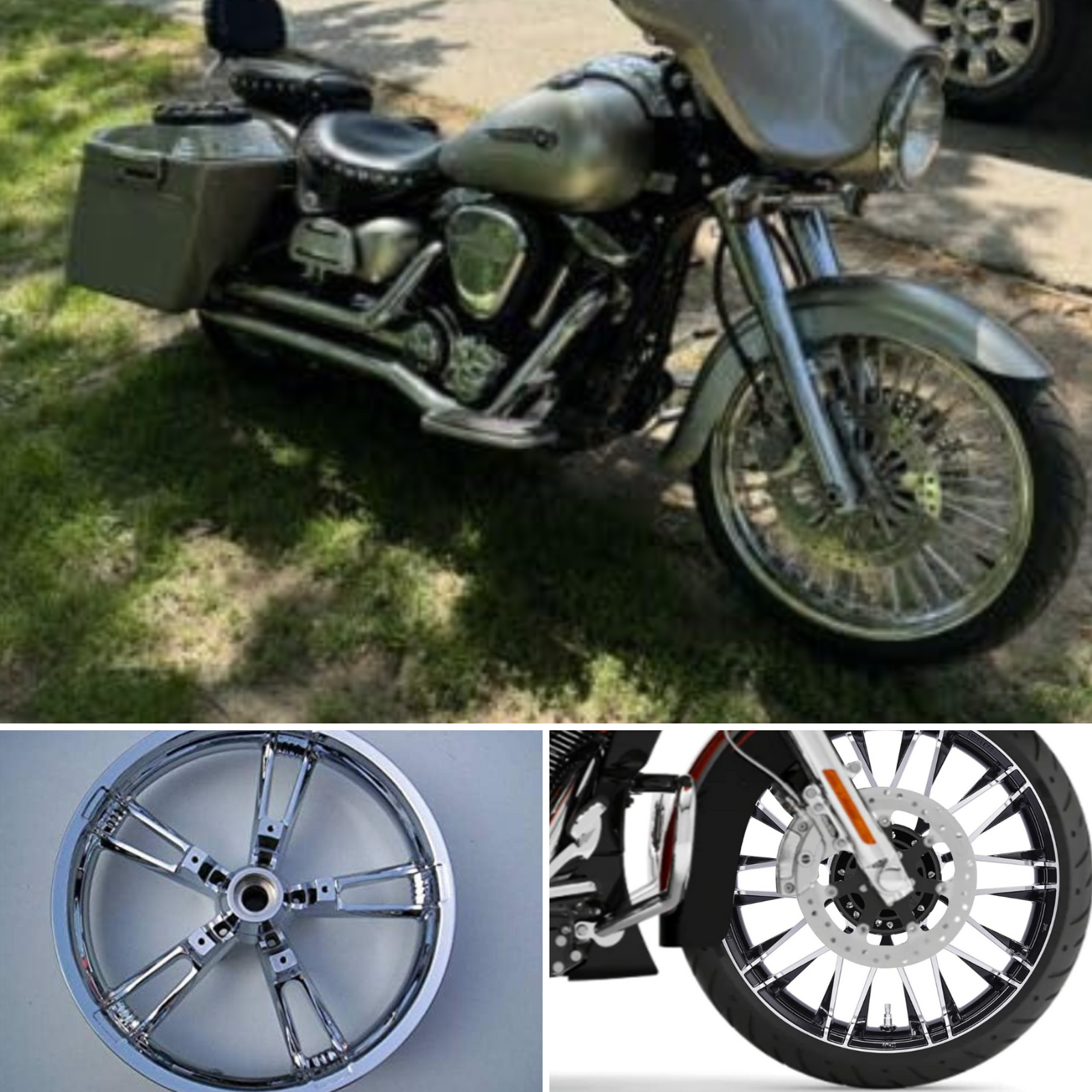 Cruise In Style With A Harley Davidson 21-Inch Front-Wheel
